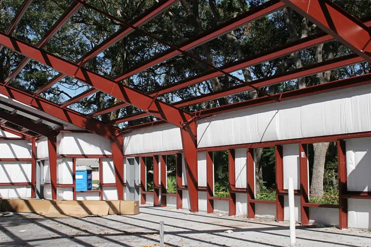 Red Iron Frame | Factory Steel Overstock